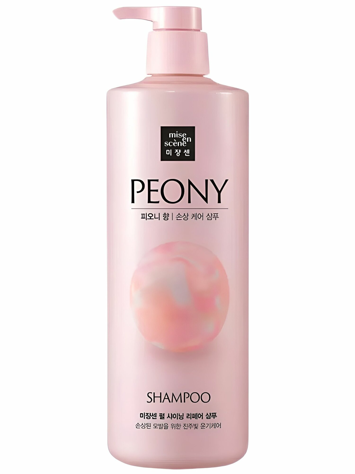 MISE EN SCENE Шампунь для волос укрепляющий с жемчужной пудрой и ароматом пиона 1000 мл, Корея