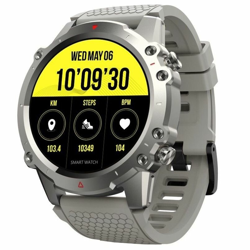 SACOSDING Умные часы, 46mm, Черная сталь B+1 ремень