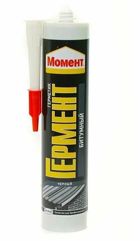 Момент Гермент Герметик Битумный черный 300 мл