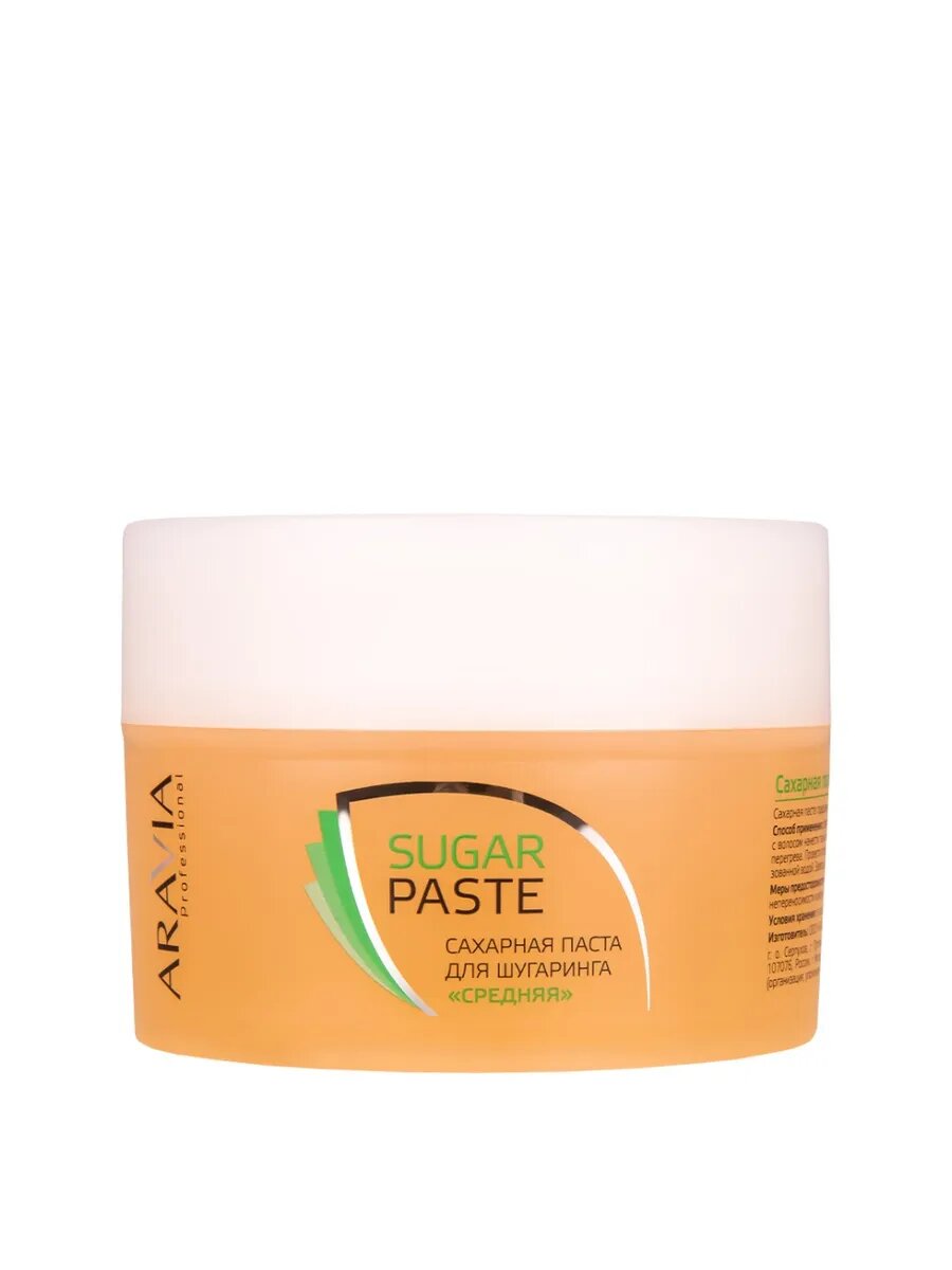 Сахарная паста для шугаринга Aravia "Средняя", для депиляции, 330 грамм