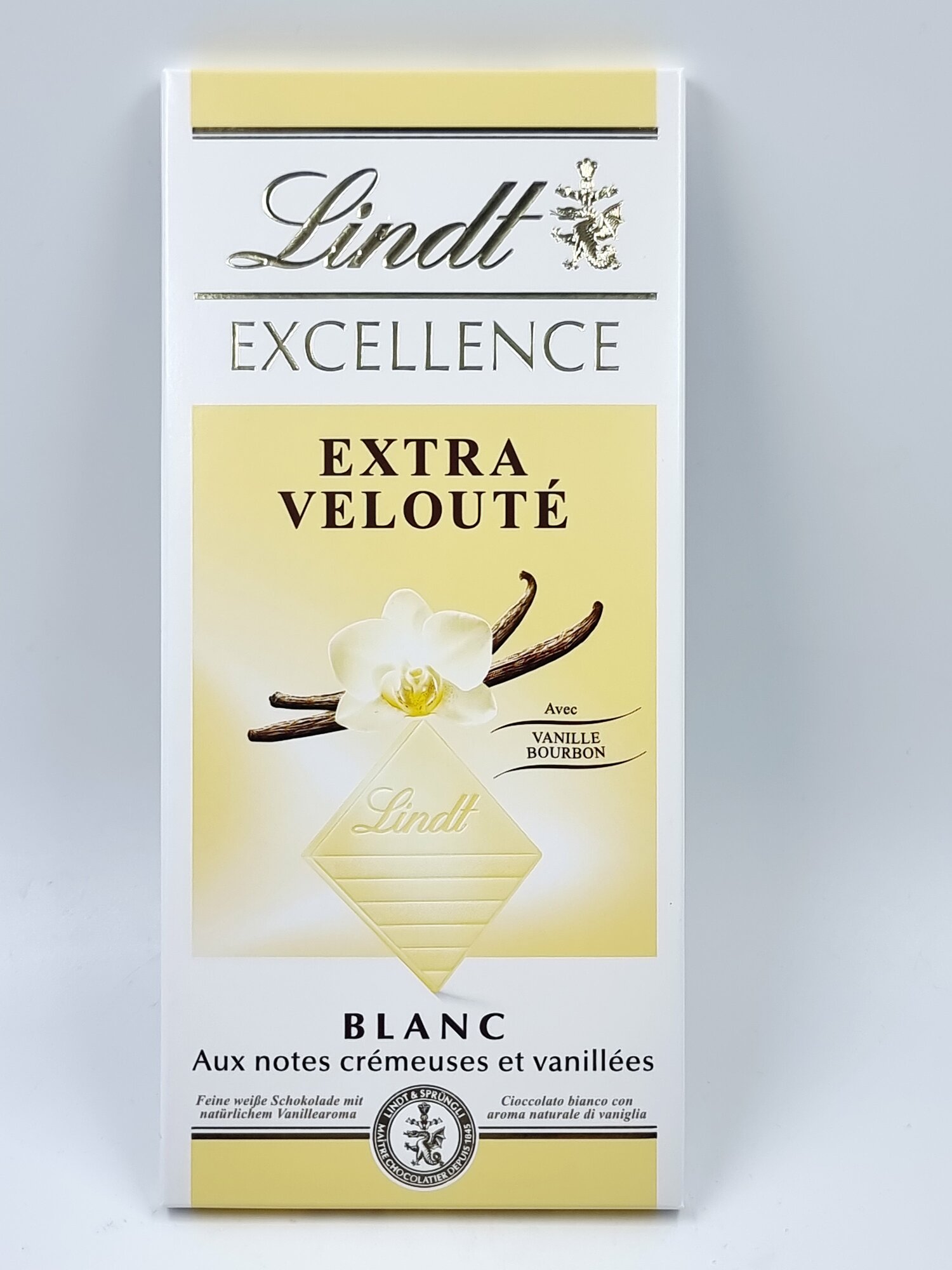 LINDT EXCELLENCE Шоколад белый с ванилью 100 грамм (Германия)