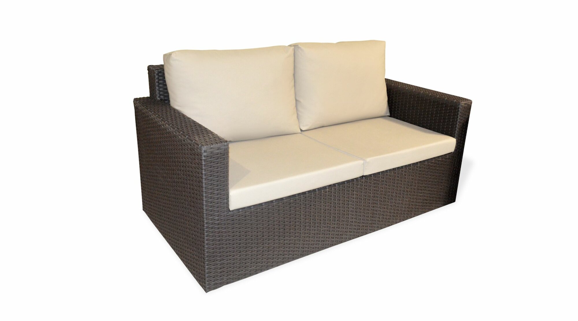 Диван из искусственного ротанга Кемер 2х местный