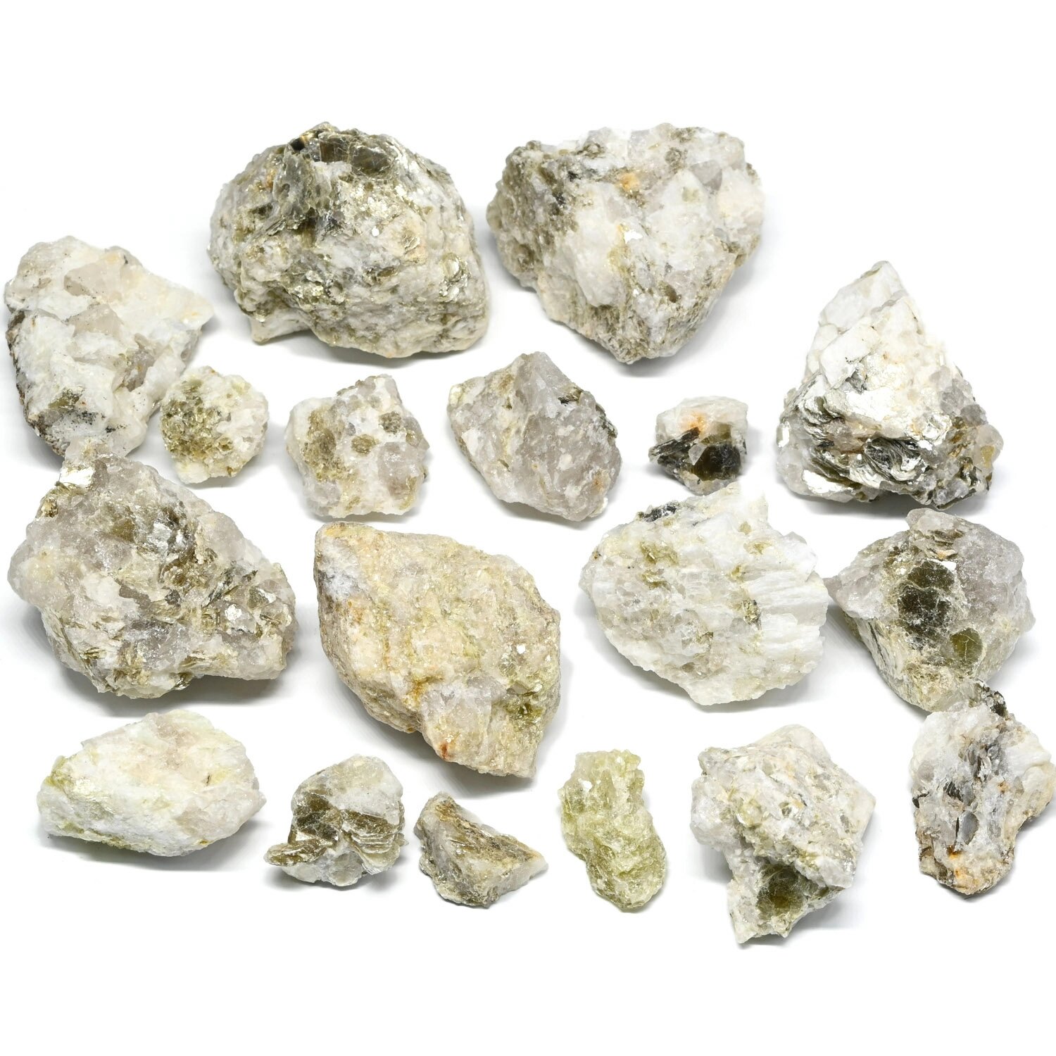 Лепидолит с кварцем 50*60*37мм, 1кг .