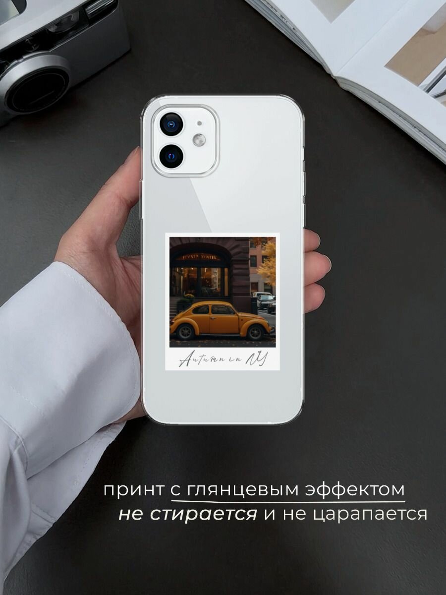 Чехол на Apple iPhone 12/12 Pro / Айфон 12/12 Про с принтом Осенний палароид — фото 1