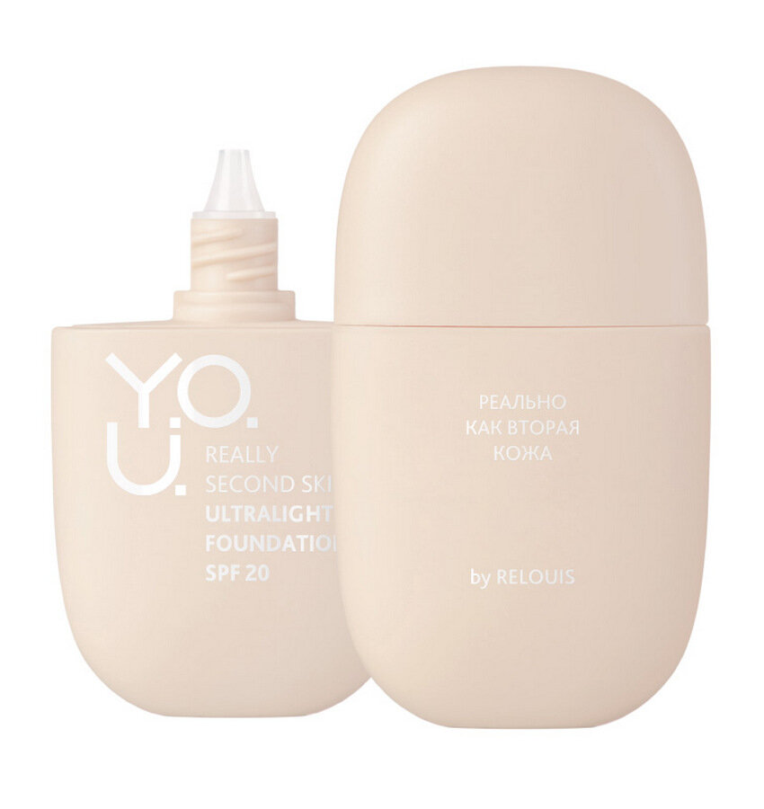 Relouis Y.o.u. - Really Second Skin Ультралегкий тональный крем для лица 30 мл. №30 cool beige