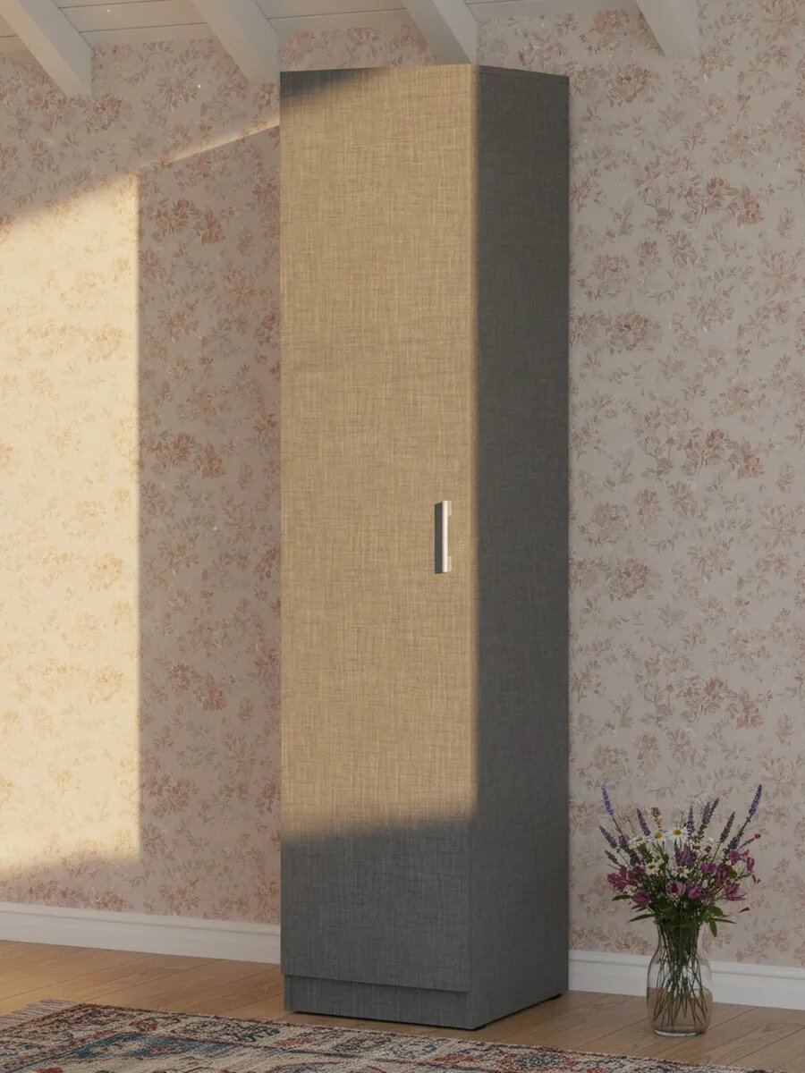 Шкаф пенал FRESTER для одежды в спальню и прихожую с полками, от производителя