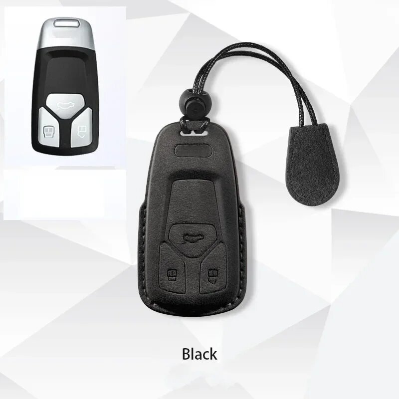 Чехол для ключей Audi из замши, черный Black a