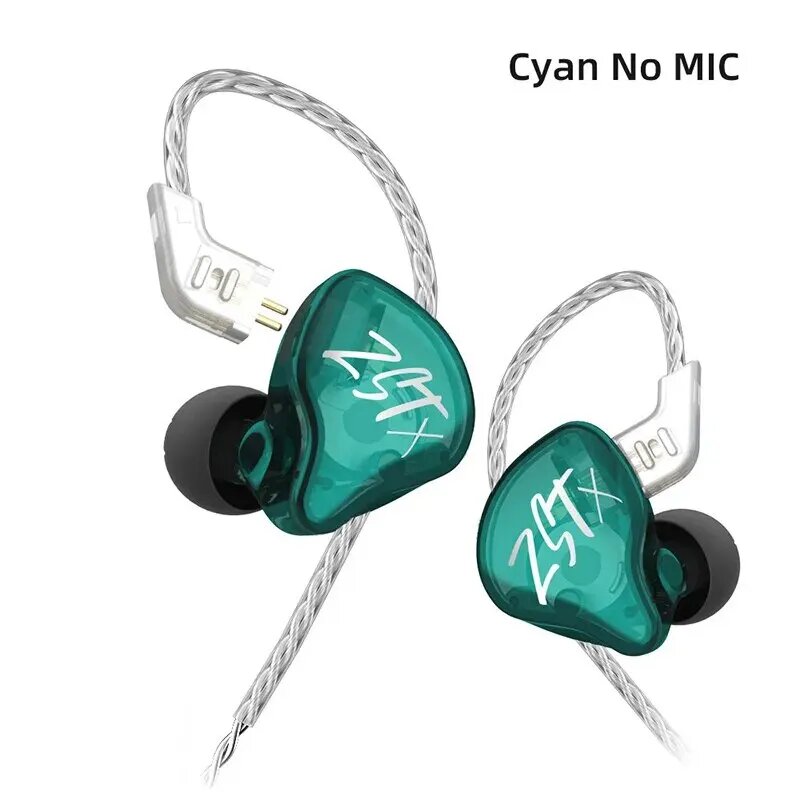 KZ ZSTX Cyan NOMIC наушники-вкладыши