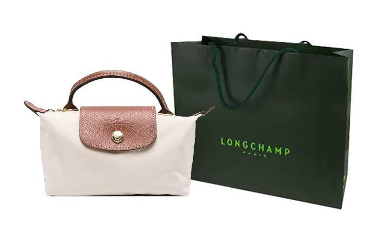 Сумка Le Pliage Recycled Canvas With Leather Trim Dumpling Bag