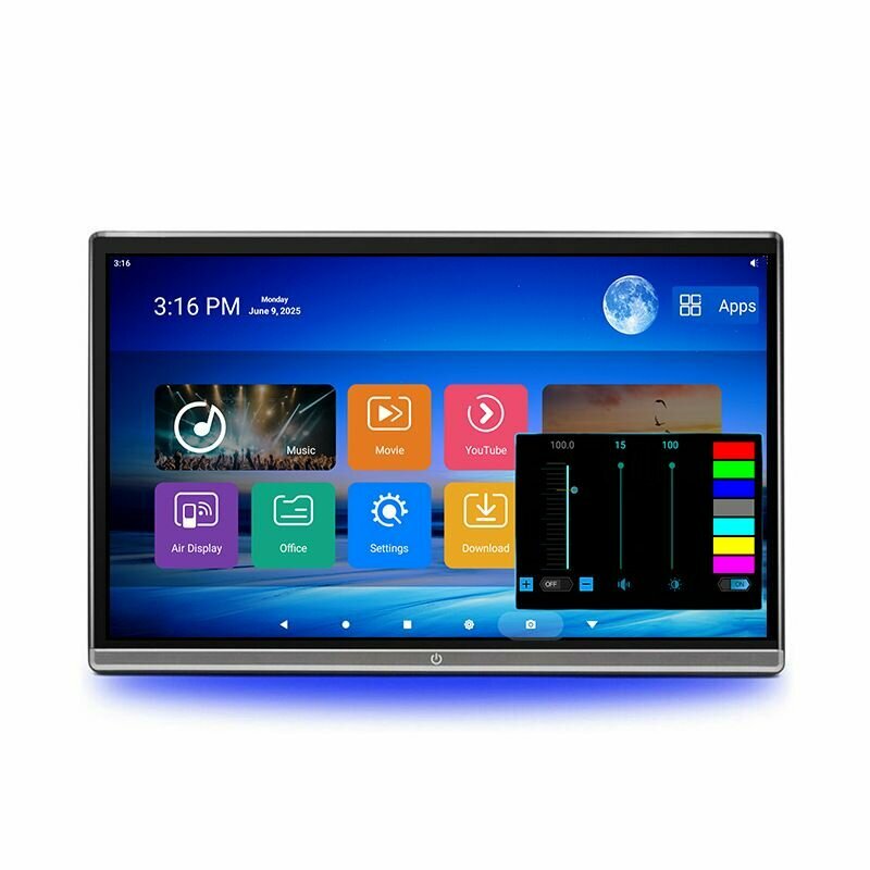 Магнитола для 4G 8/128GB Android 13, Универсальная автомагнитола 2din 13.3 дюймов 8+128Гб 8 ядерный процессор, Carplay, автозвук DSP,4G