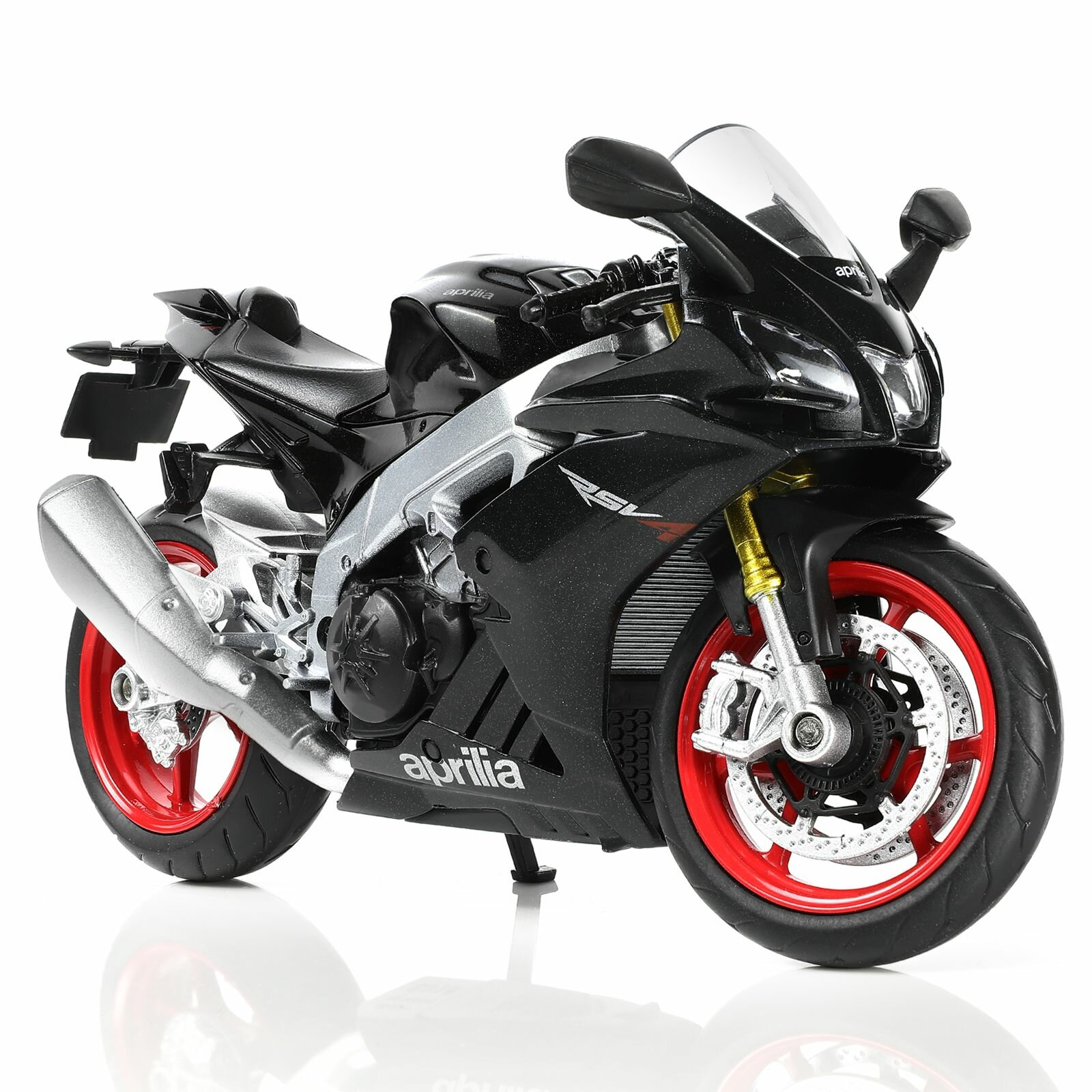 1:12 Модель мотоцикла для Aprilia RSV4 RR1000, литой из металла с пластиковыми деталями, мини-мотоцикл, подарок для взрослых