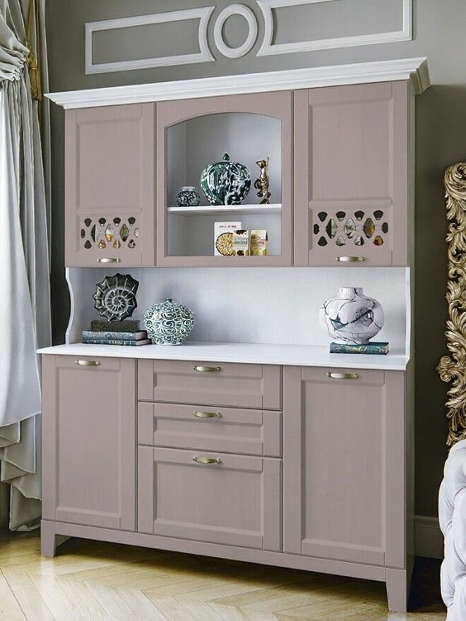 Буфет Милано (Шарли Pink, Белый)