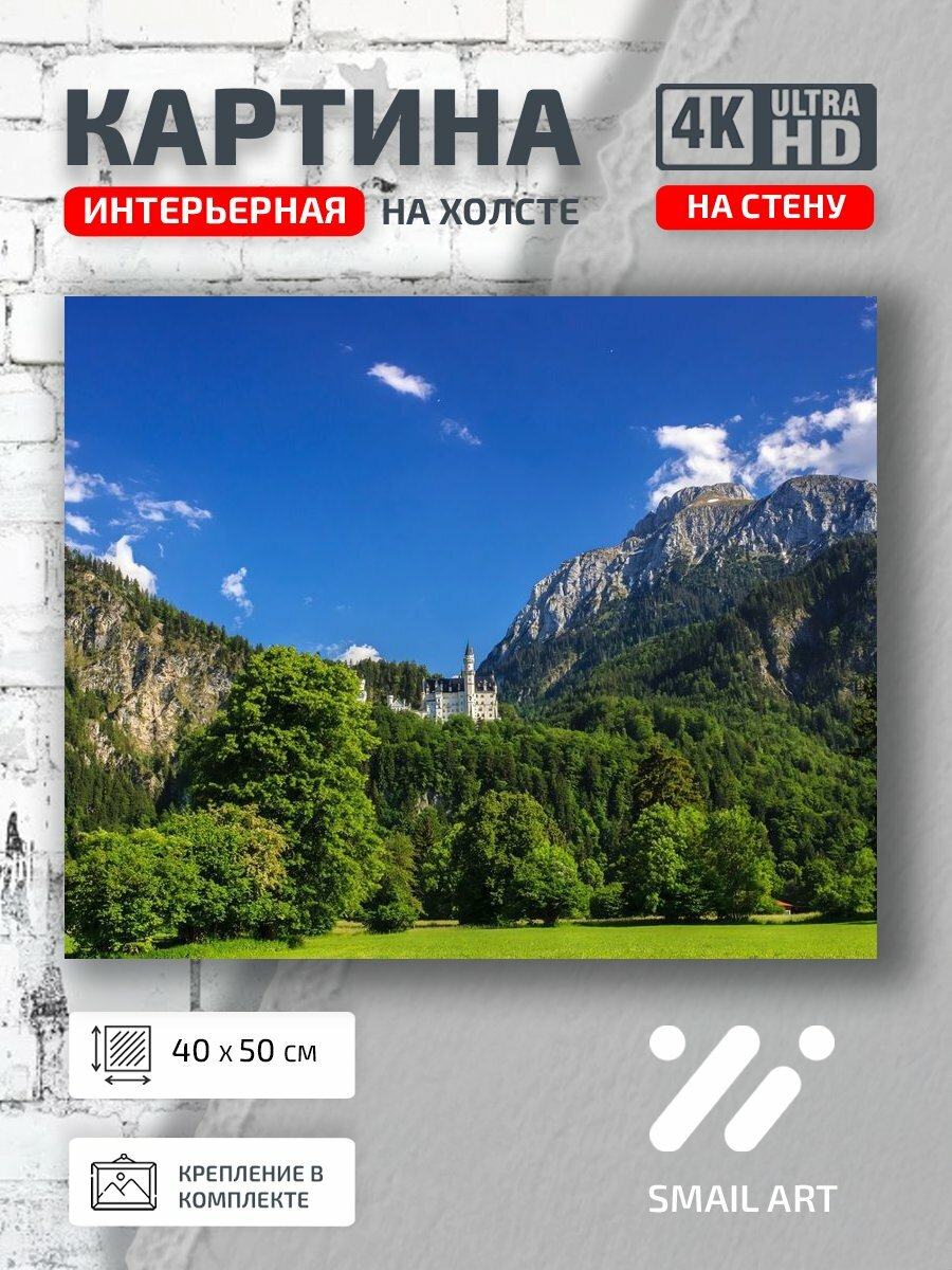 Картина на холсте интерьерная 40 на 50 на стену Горизонт Landscape для спальни пейзаж декор