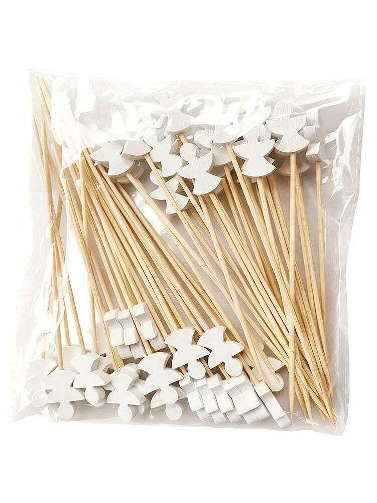 Одноразовые бамбуковые шпажки, Подходит для Рождества