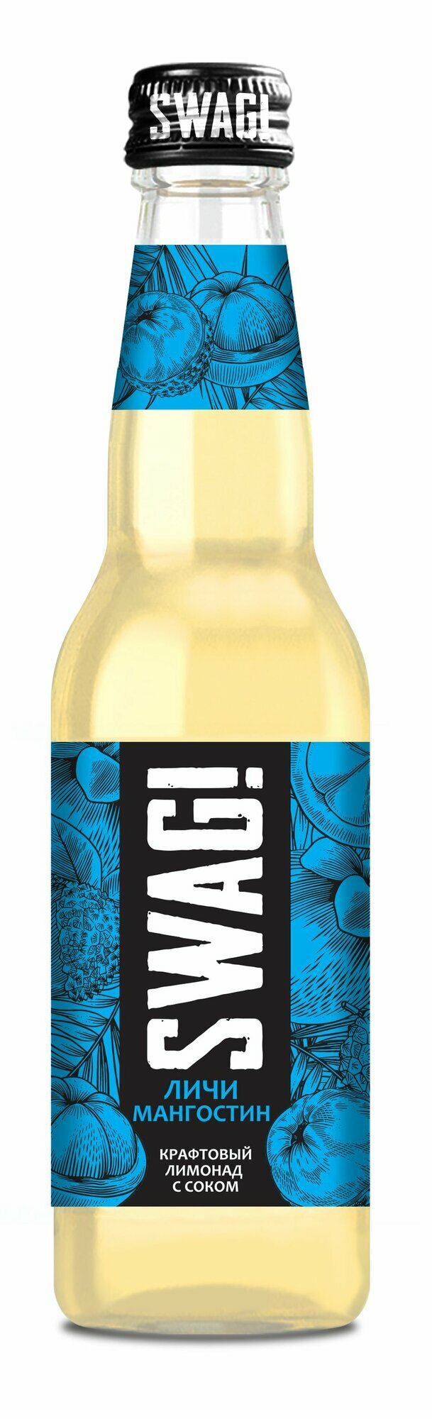 Крафтовый лимонад SWAG! "Личи-Мангостин" по 0,33 л 12 шт.