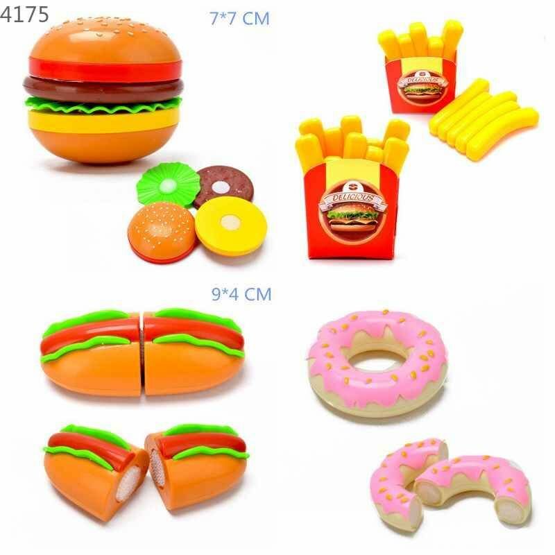 Детская кухня Игрушки для ролевых игр для мальчиков и девочек Игрушки для нарезки фруктов Игровой набор128