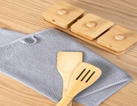 Полотенце для рук Лофт махровое серый хлопок 30х60см Василиса