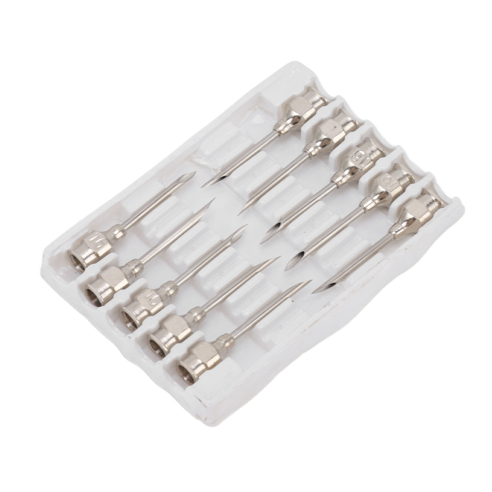 Иглы для инъекций птицы, нержавеющая сталь, игла для инъекций крупного рогатого скота, свиньи, корова, свинья, аксессуары для игл для инъекций 16x20 мм/0,6x0,8 дюйма