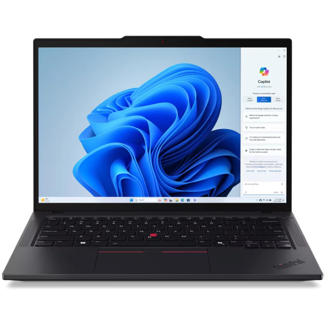 21ML008NUS Ноутбук Lenovo ThinkPad T14 Gen 5 U7 165U/32GB/512GB SSD/14" WUXGA IPS/Touch/WiFi/BT/cam/Win11Pro/black