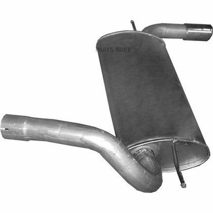 Глушитель задн часть FORD: FOCUS 2.0 TDCI HATCHBACK от официального дистрибьютора, POLMOSTROW, артикул 08698