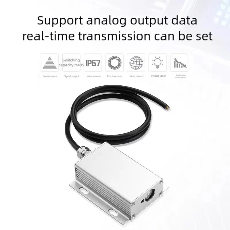 Лазерный дальномерный датчик Modbus Analog output, No Screen