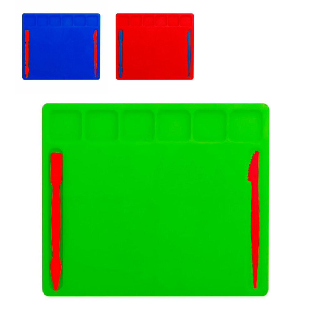 Доска для лепки KWELT малый формат А5 2стека, ассорти, количество: 10 штук