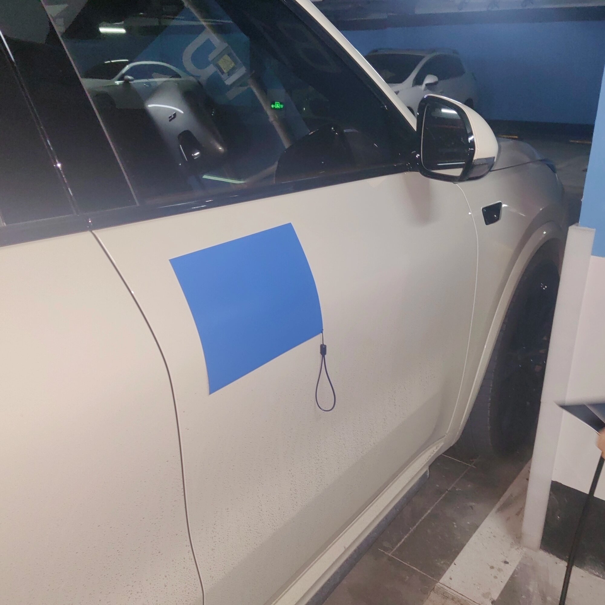 Универсальная магнитная накладка на ручку двери автомобиля, защита от замерзания, снегозащита, скрытая установка Синий,