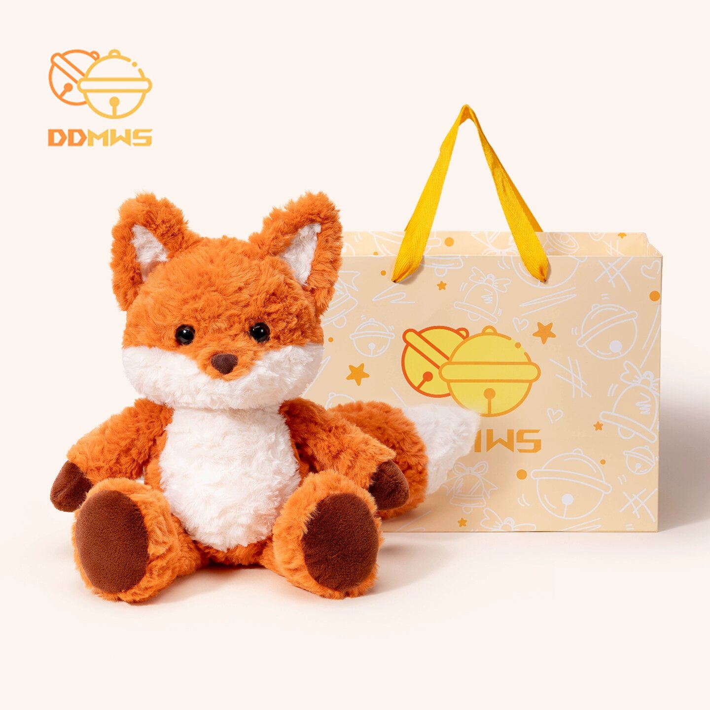 Кукла бегущая маленькая лиса, милая кукла для девочек, подушка для сна, кукла, плюшевая игрушка, подарок на день