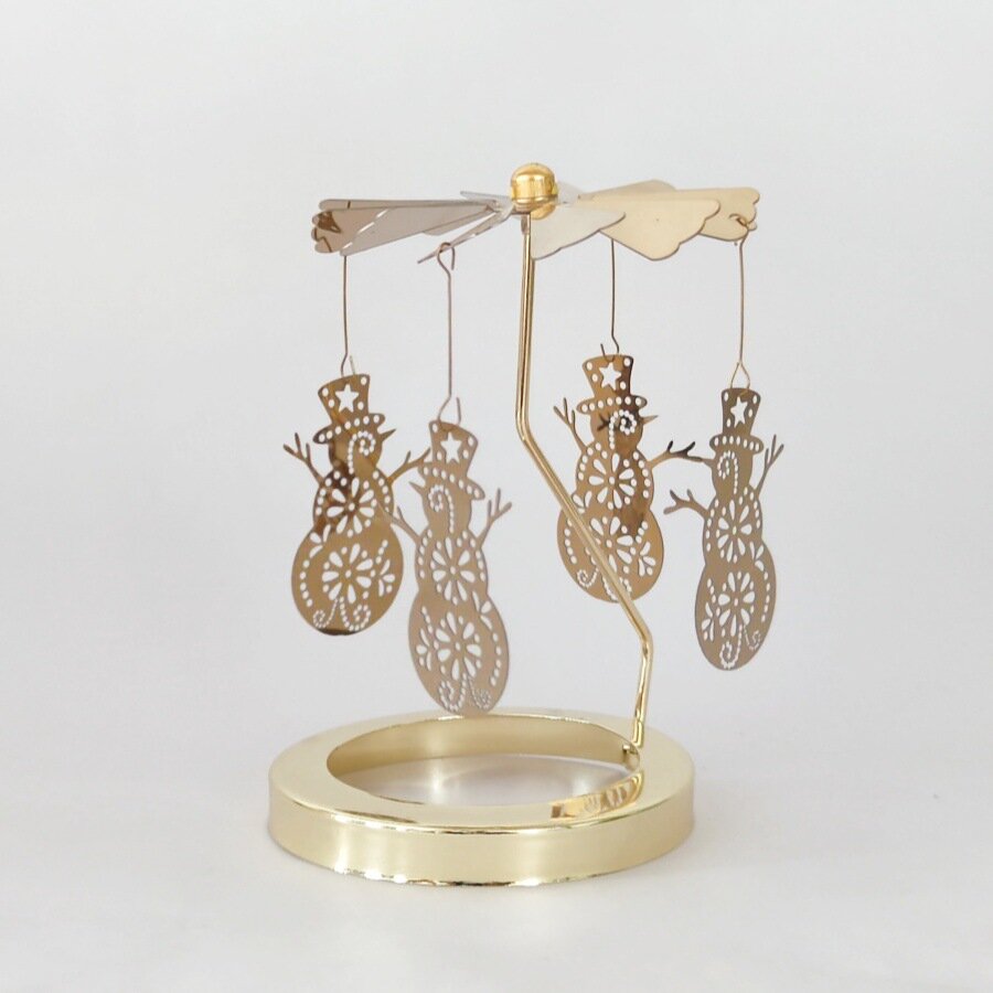 Романтическая ароматическая стеклянная чашка-карусель с оригинальной крышкой, вращающийся подсвечник в виде фонаря.