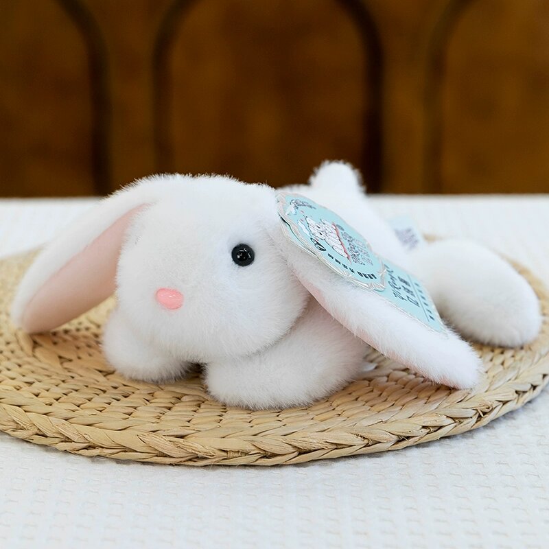 Милая плюшевая игрушка-зайчик размером с ладонь, настольный компаньон, детская игрушка, изысканная кукла на плечо 8inch