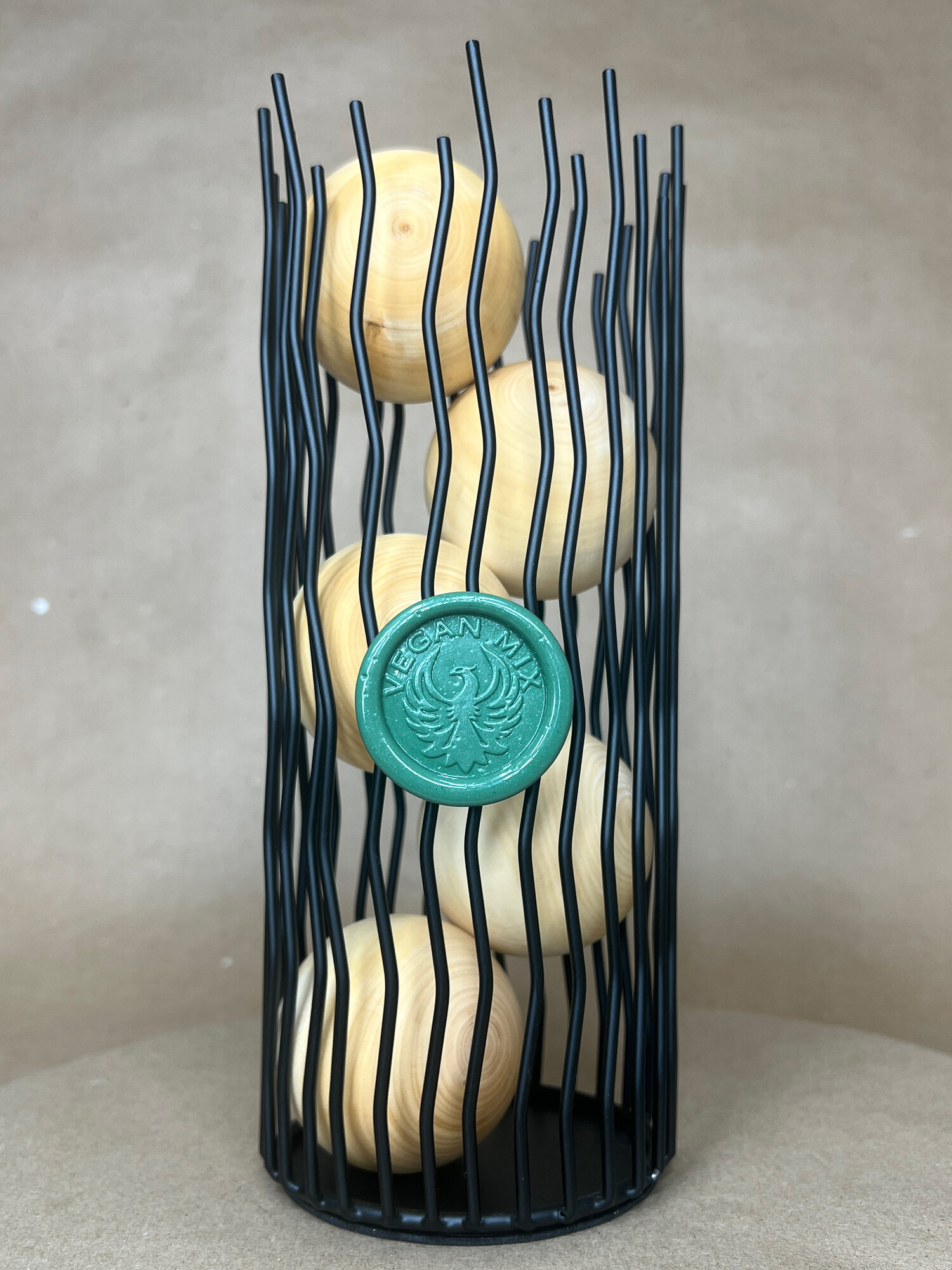 Интерьерная арома композиция Vegan Mix aroma №4 с ароматом апельсина и ванили 235 мл (135 мл пропитка шаров + 100 мл)