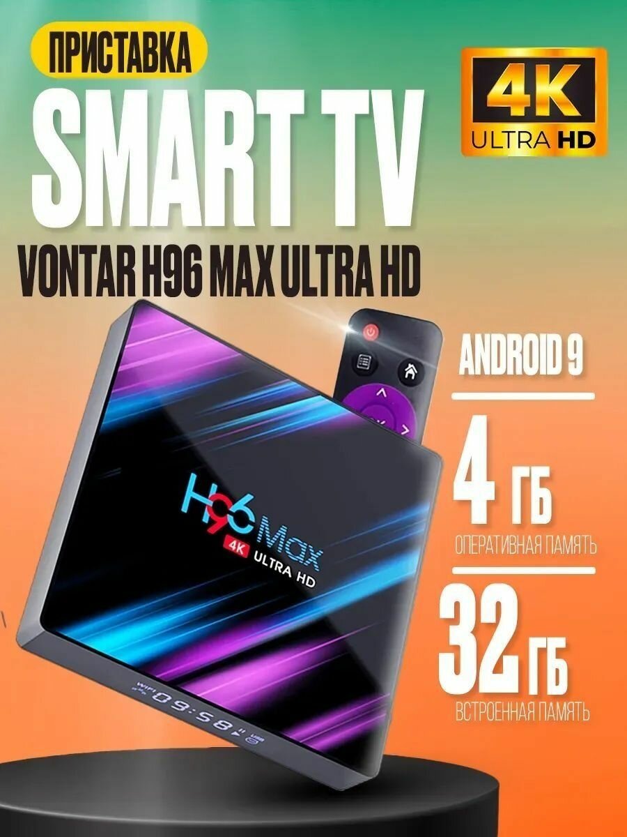 Бестселлер, медиаплеер с поддержкой 4K Ultra HD и 5G WiFi DualBand, Bluetooth