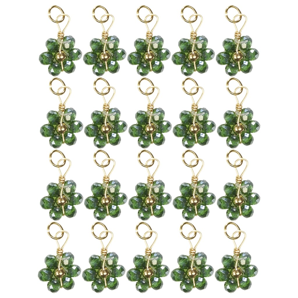 Красивое украшение из бисера в виде хрустального цветка - стильный аксессуар для изготовления ювелирных изделий