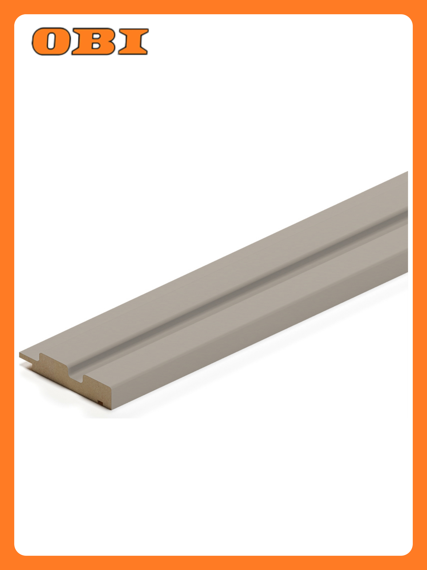 Профиль Финиш Stella Beats De Luxe, МДФ, матовая, 2700х77х16 мм