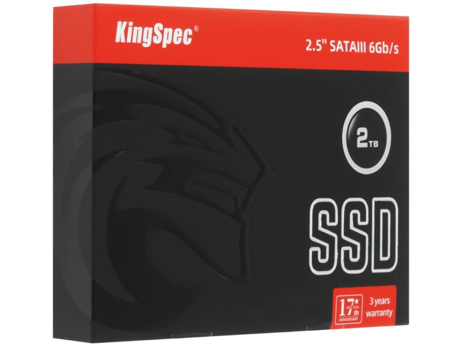 Твердотельный накопитель Kingspec 2 ТБ SATA P3-2TB