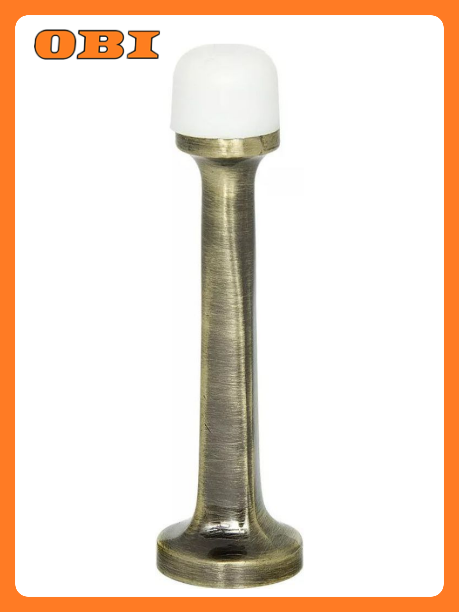 Дверной стопор Palladium Н-01, металл, крепление в комплекте, коричневый