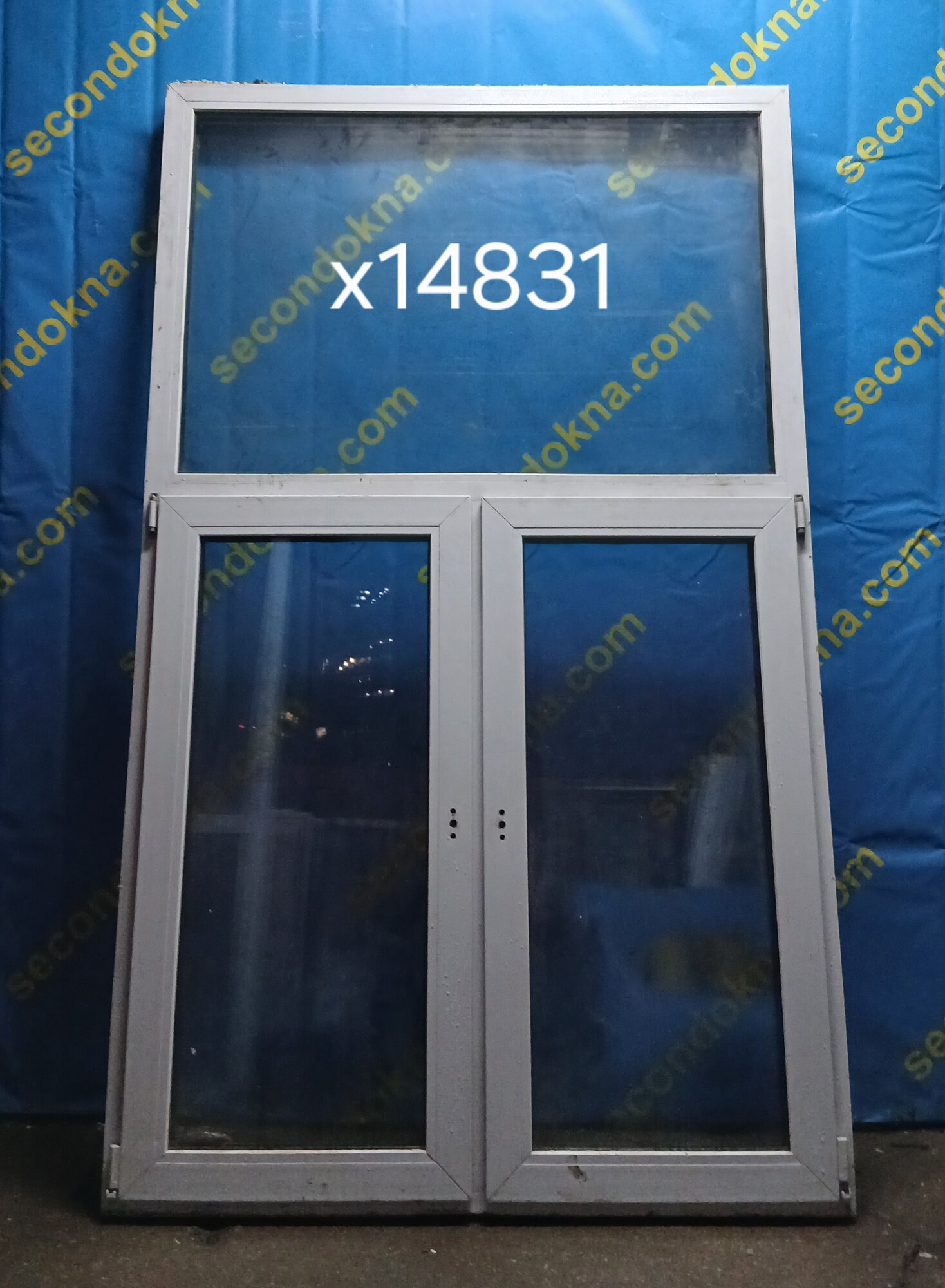 Пластиковое окно Б/У 2100(в) 1290 об х 1260(ш)