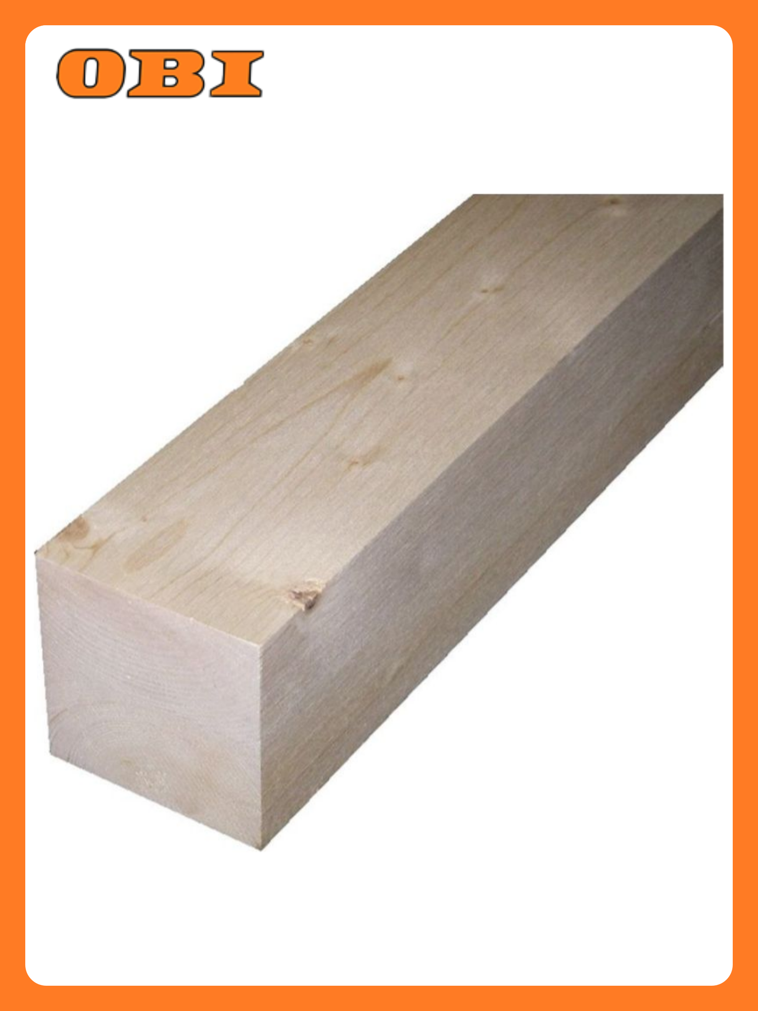 Брус конструкционный 80х80х3000 мм сорт АВ хвоя