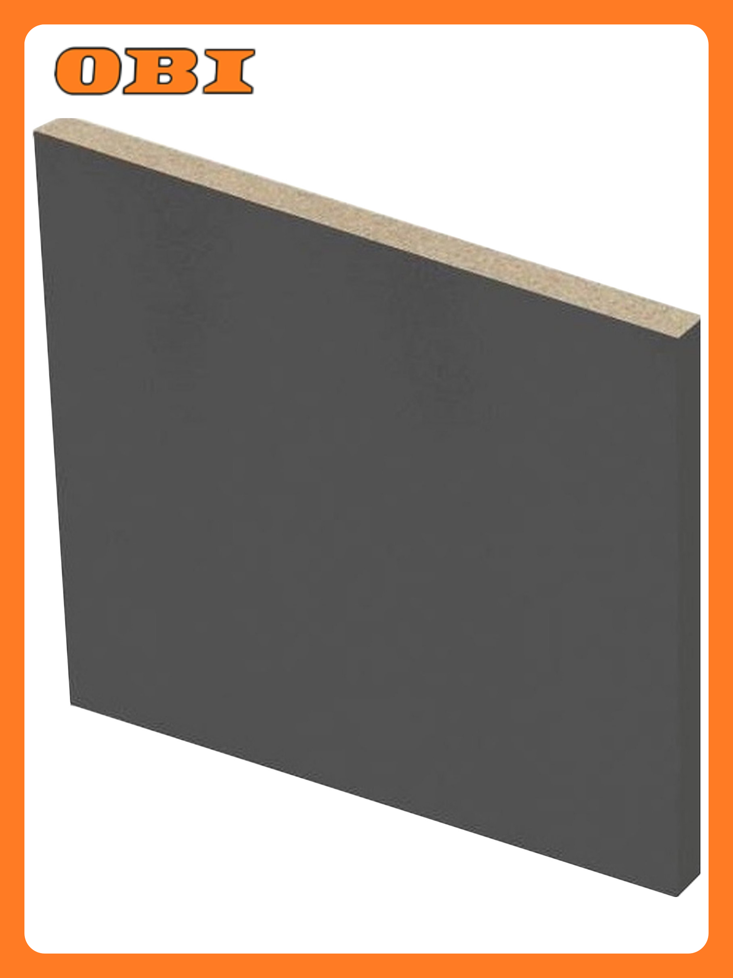 Доборная планка Loyard "Париж", МДФ, покрытие ПВХ, цвет серый, 120x2070 мм