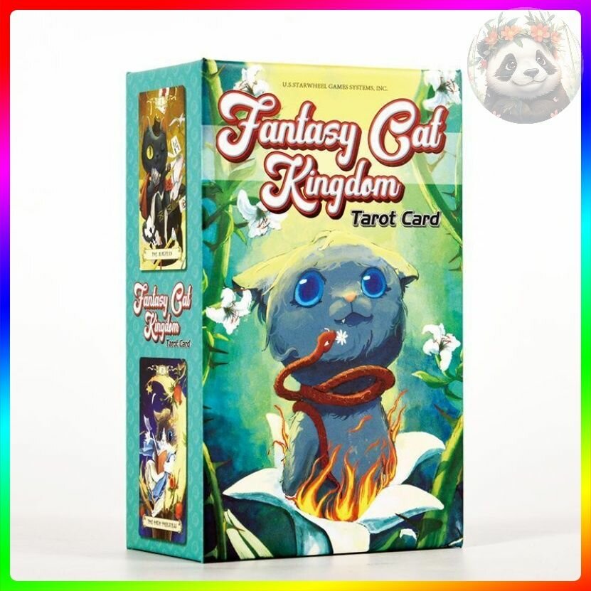 Карты Таро"Fantasy Cat Kingdom Tarot"12X7CM