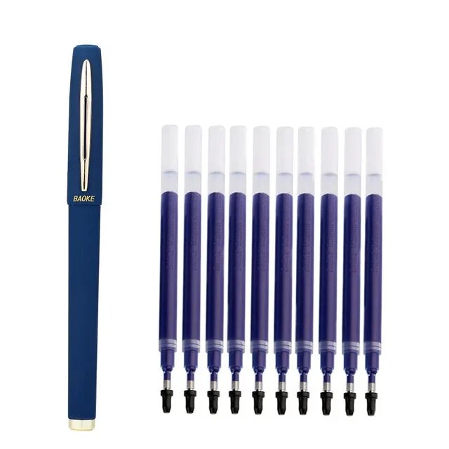 Гелевые ручки Baoke 12 шт. 0,5/0,7/1,0 мм