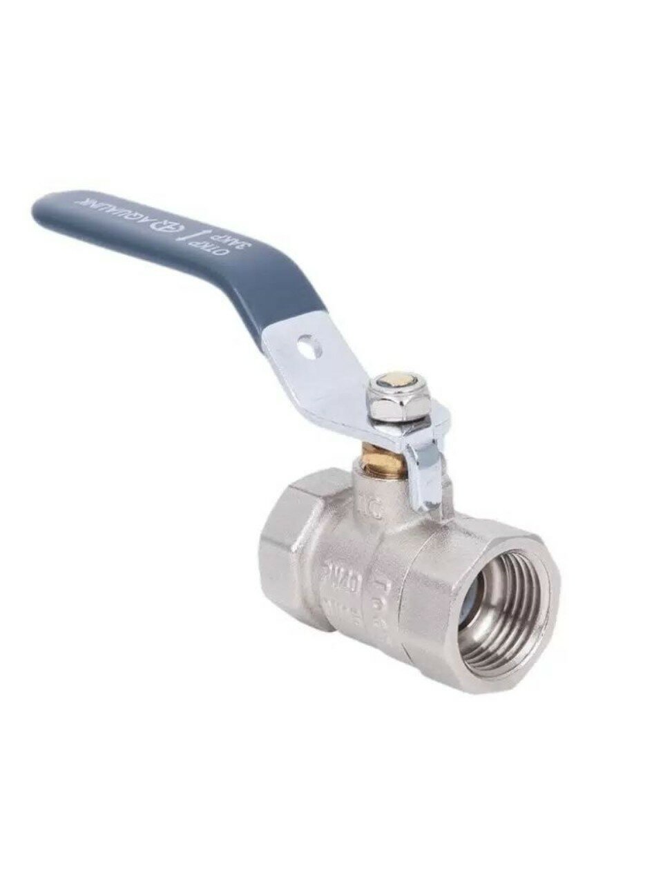 Кран для воды, 1/2', г-г, латунь, ручка, AquaLink