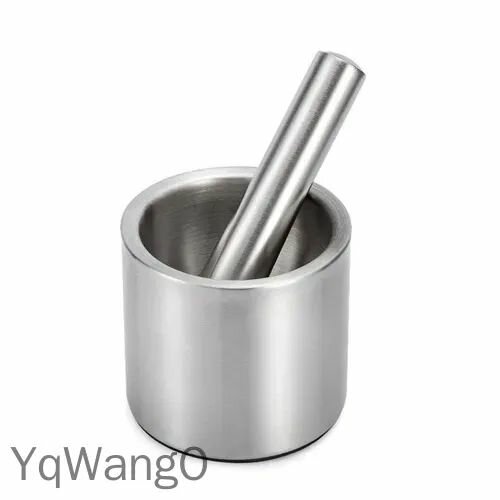 Ступка с пестиком, Нержавеющая сталь, 10 см, 510 мл, 1 шт