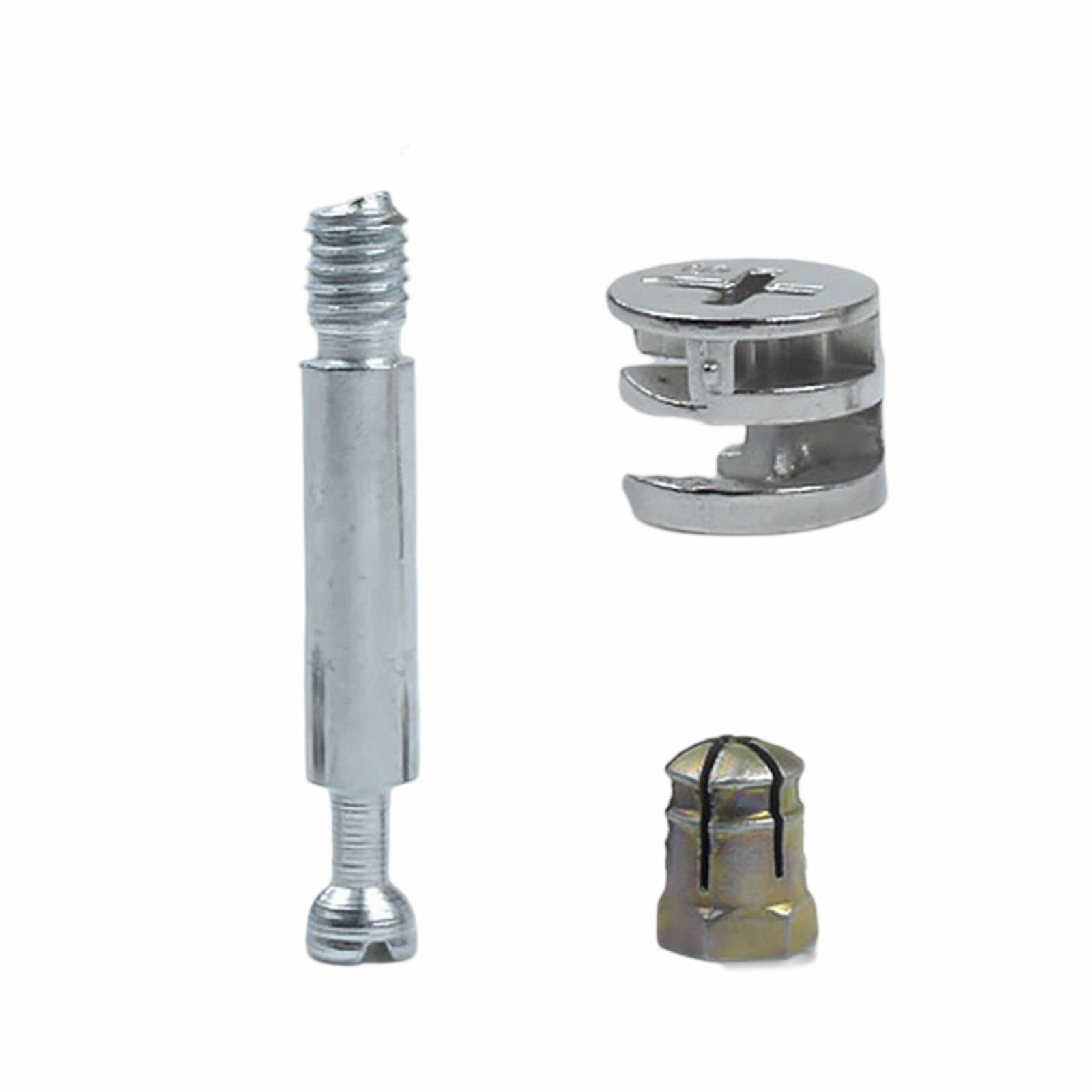 Трехкомпонентная эксцентриковая гайка для соединения мебели