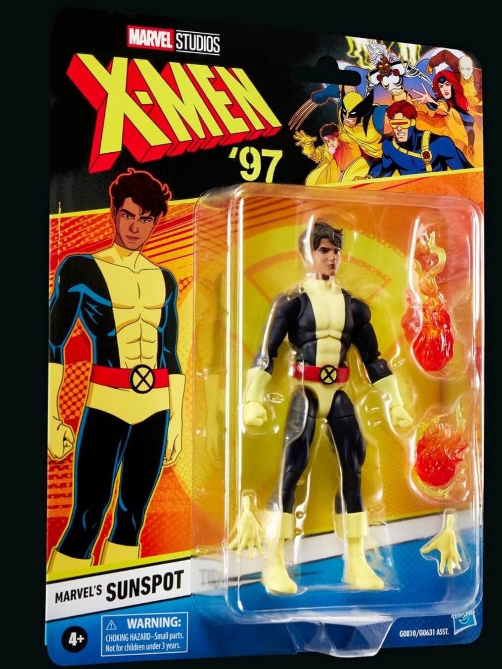 Фигурка Hasbro Marvel Legends Series X-Men '97 - Коллекционная фигурка Sunspot, 15 см - Хасбро G0810