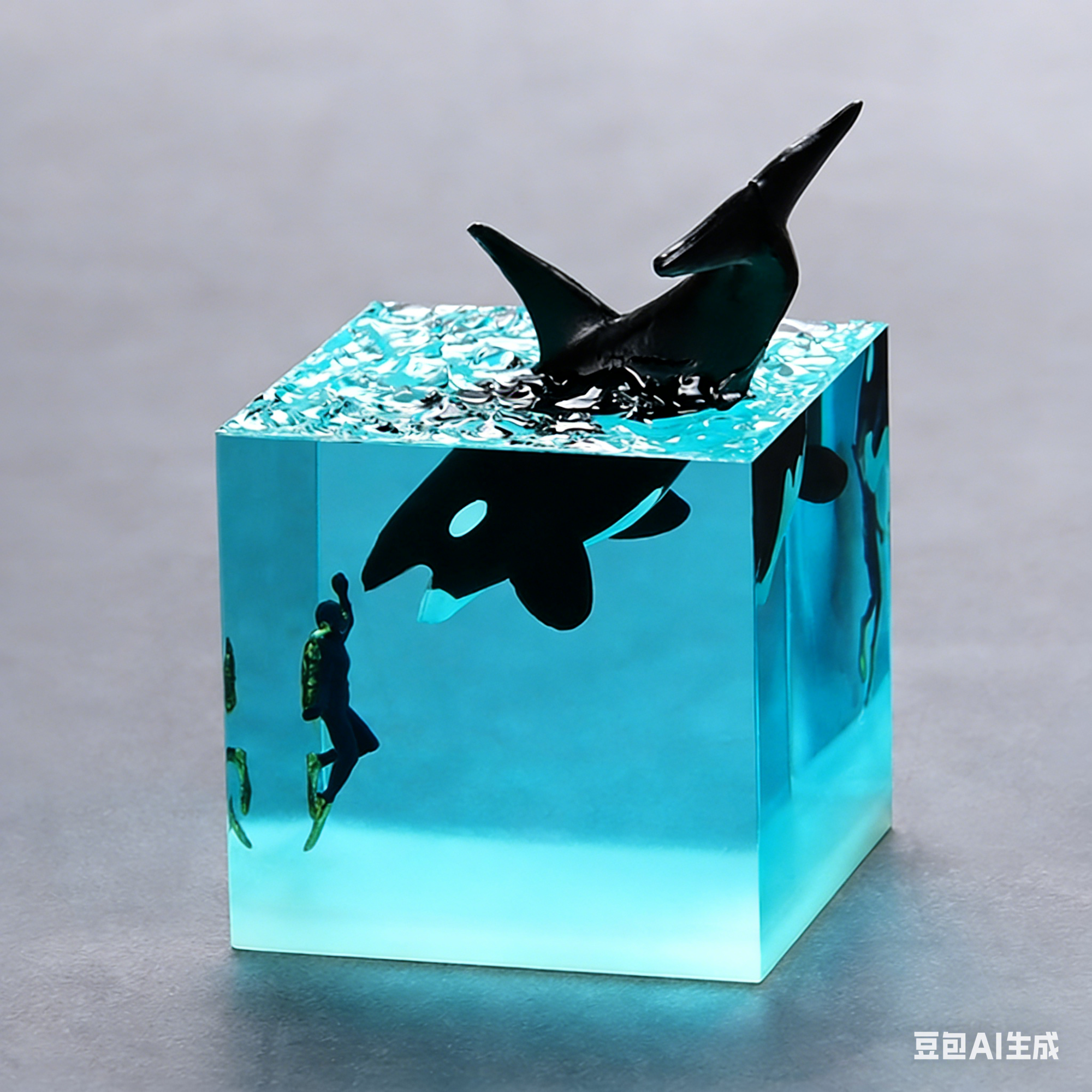 Украшение в виде куба 5 см, мини ночникУкрашение в виде куба 5 см, мини ночник