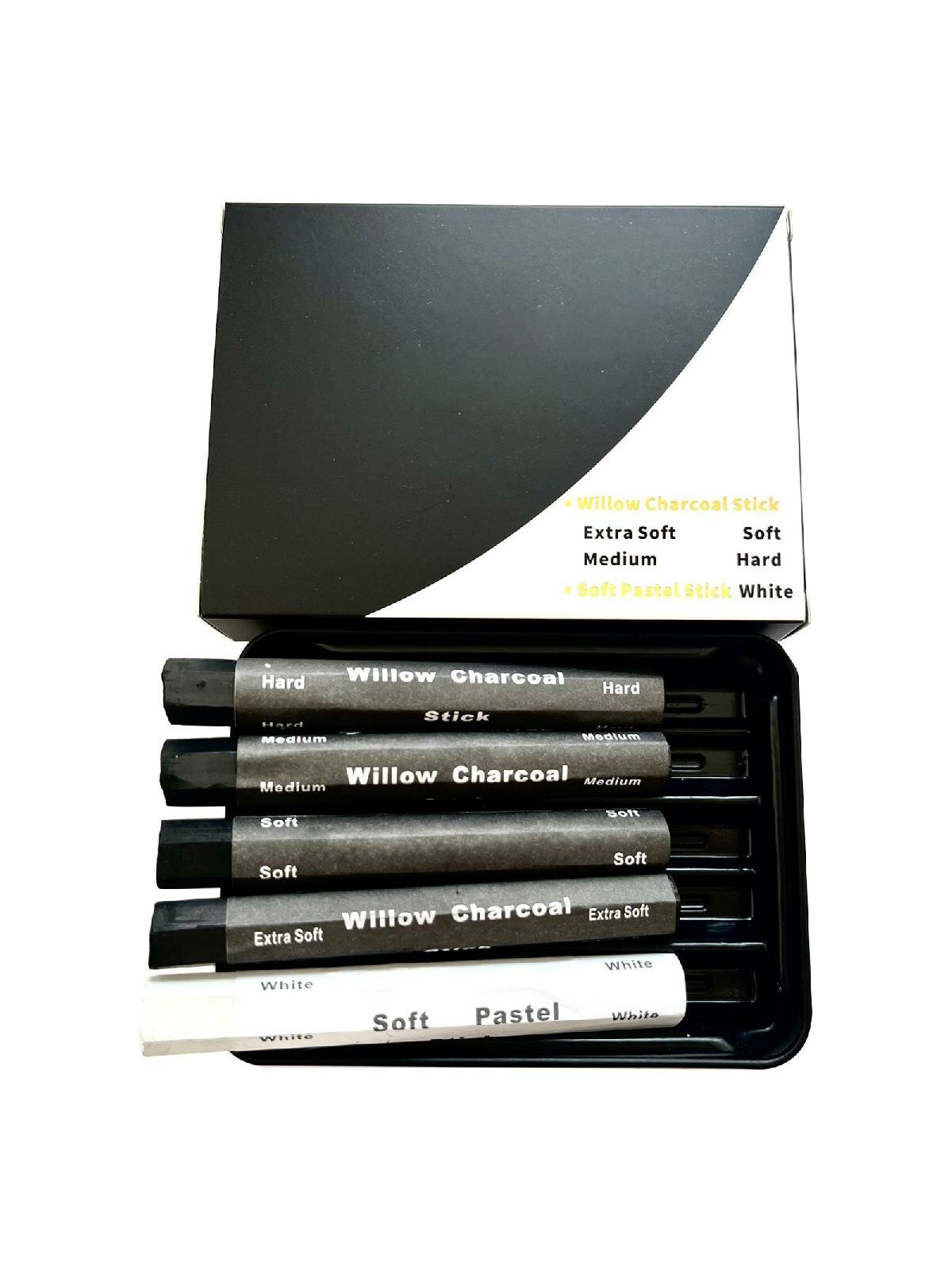 Угольные карандаши Угольные палочки угольные полоски для рисования эскизов растушевки
