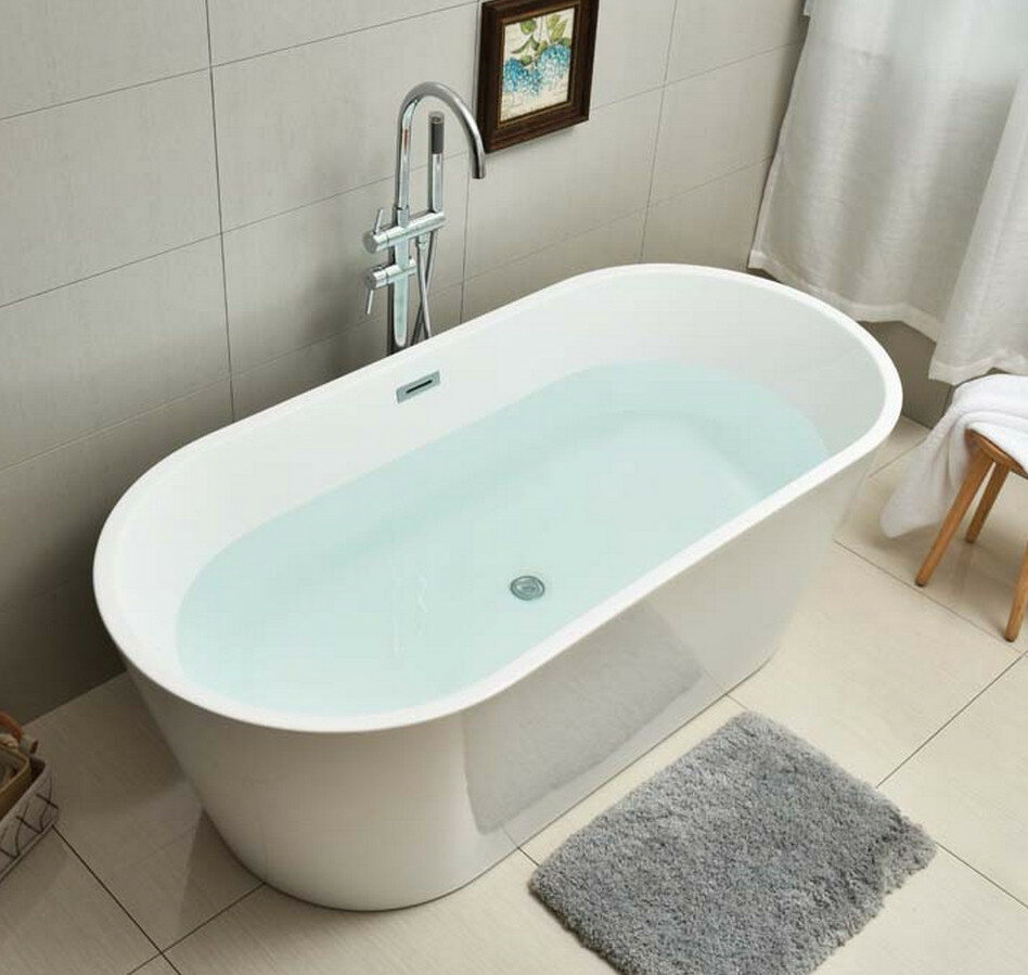 Отдельностоящая акриловая ванна Cerutti SPA Resia 7388 без гидромассажа