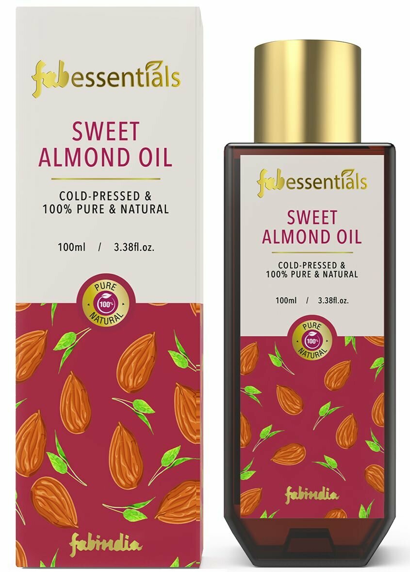 Масло натуральное сладкого миндаля Fabessentials 100% Natural Almond Oil 100 мл