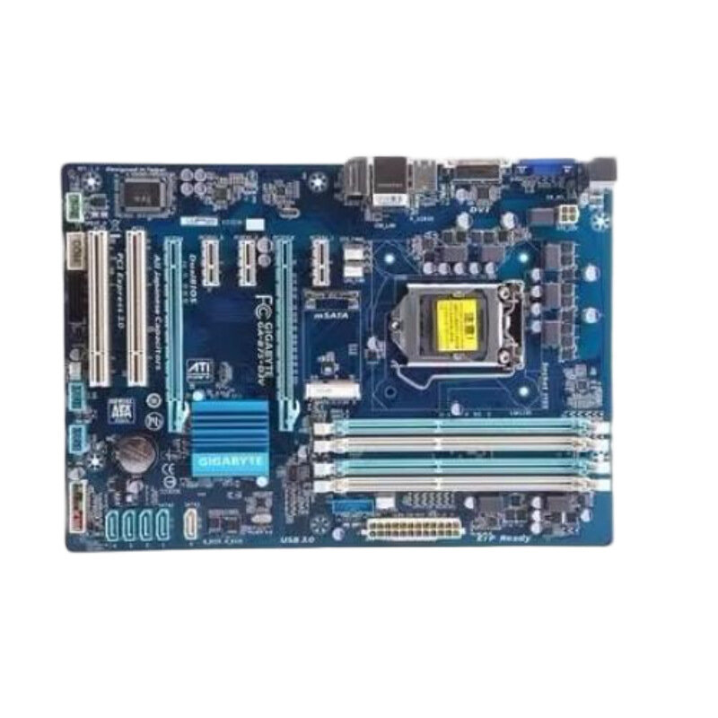 Материнская плата B75 для компьютера поддерживает DDR3, разъем 1155, для процессоров i3, i5, i7, для настольных ПК.